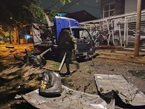 Video | Momento exacto del atentado contra la Tercera Brigada al sur de ...