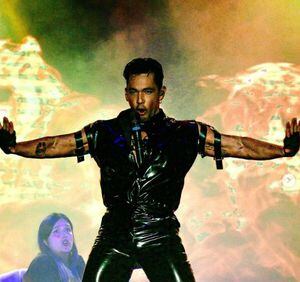 El cantante colombiano Danny Daniel se lució en el escenario de la Arena MX